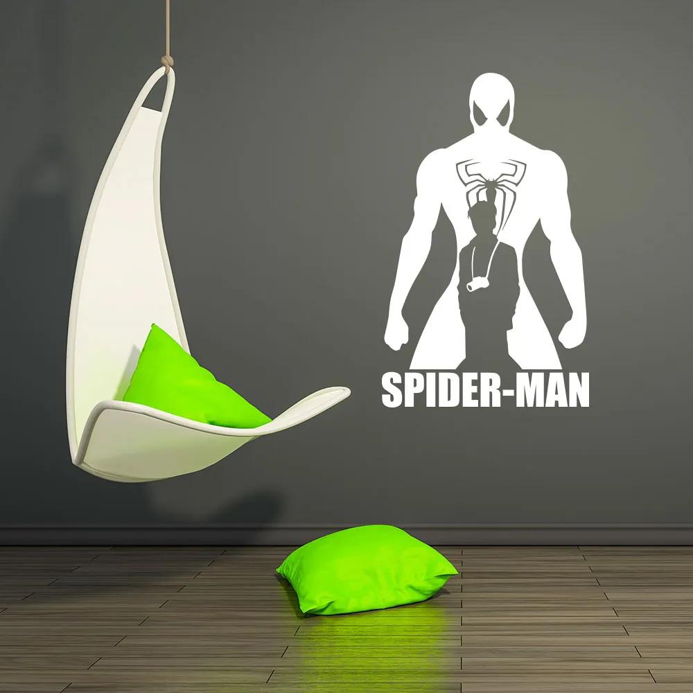 GLIX Avengers Spider Man - samolepka na zeď Bílá 30x20 cm