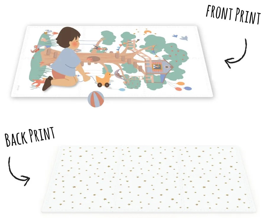 Play&Go Tiloo EEVAA Podložka na hraní Treehouse