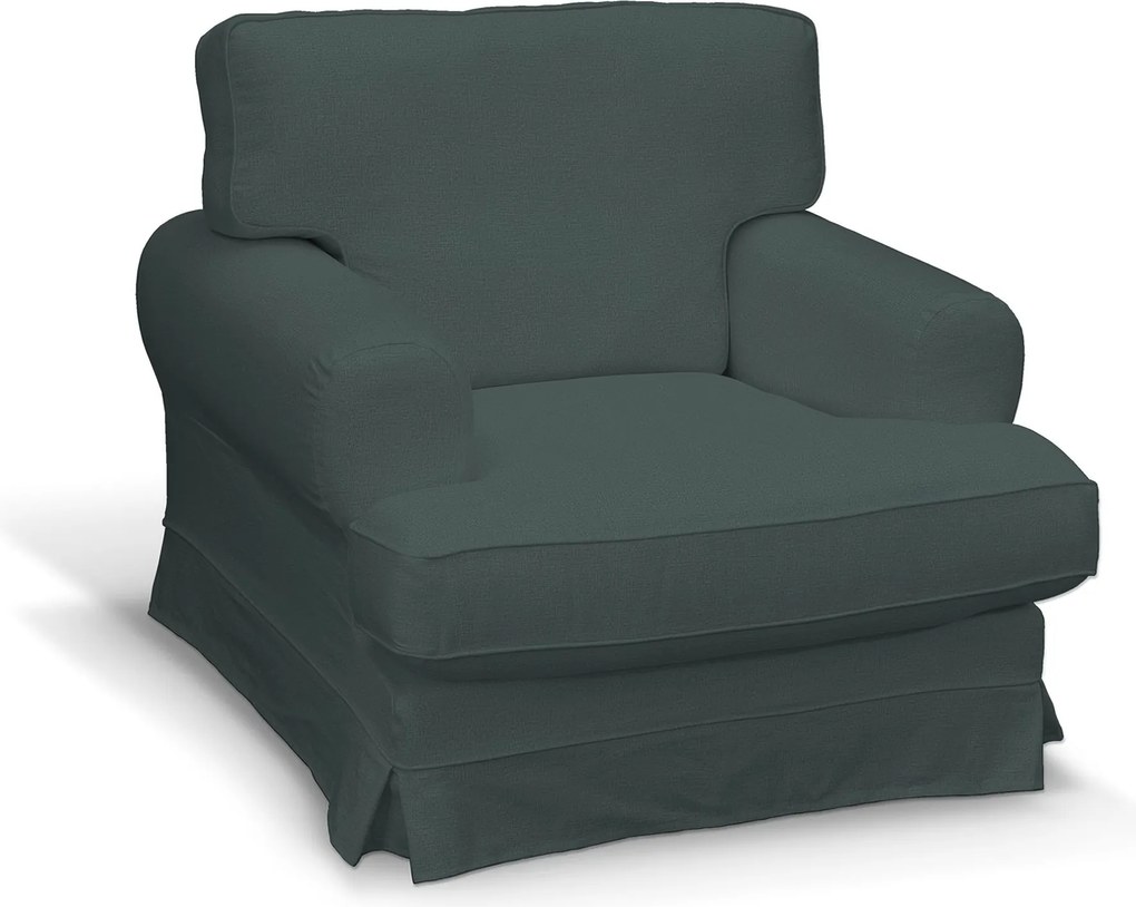 Potah na křeslo IKEA Ekeskog barva zelená látka sametová