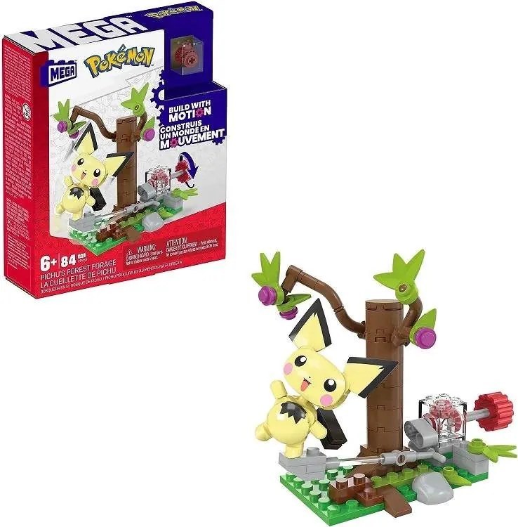 Stavebnice mattel mega pokémon construx pichu's forest forage