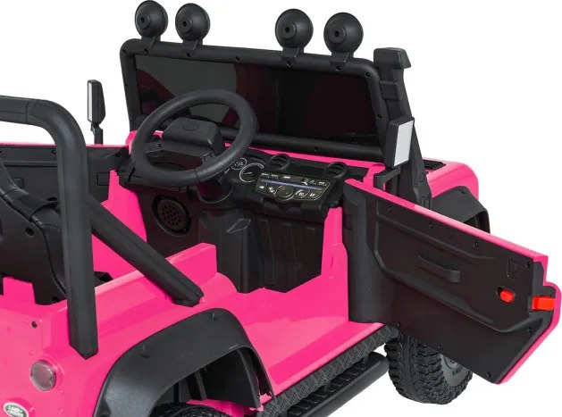 Elektrické autíčko Land Rover Defender 110 SVX růžové