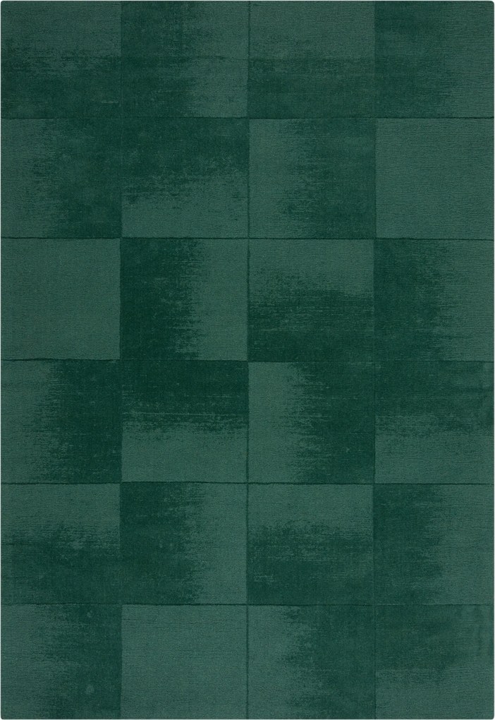 Flair Rugs, Kusový koberec Demi Check Ombre Green, 200x290, zelená, ložnice