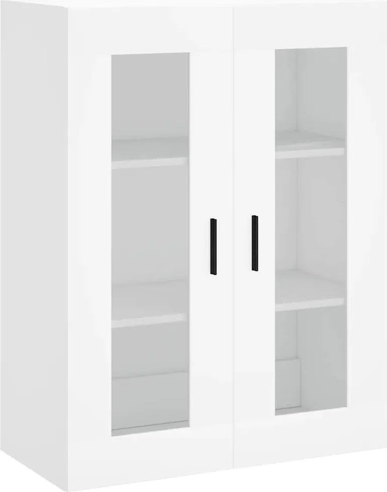 Skříň highboard bílá 69,5 x 34 x 180 cm kompozitní dřevo 3198417