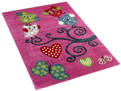 Koberce Breno Kusový koberec KIDS 420 Lila, Růžová, Vícebarevné, 80 x 150 cm