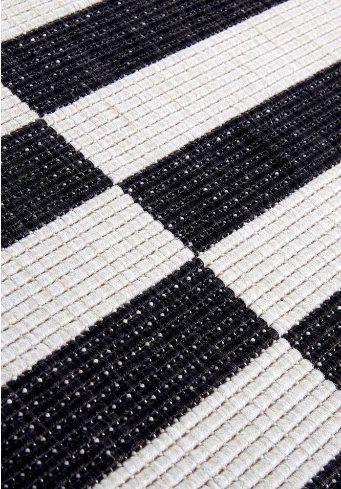 Černobílý vnitřní a venkovní běhoun 80x300 cm Viela – Hanse Home