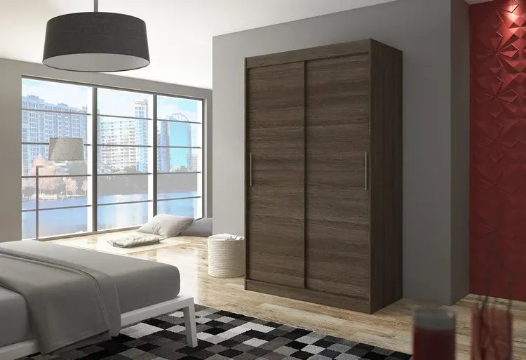 Skříň posuvná COLLIN 120 choco