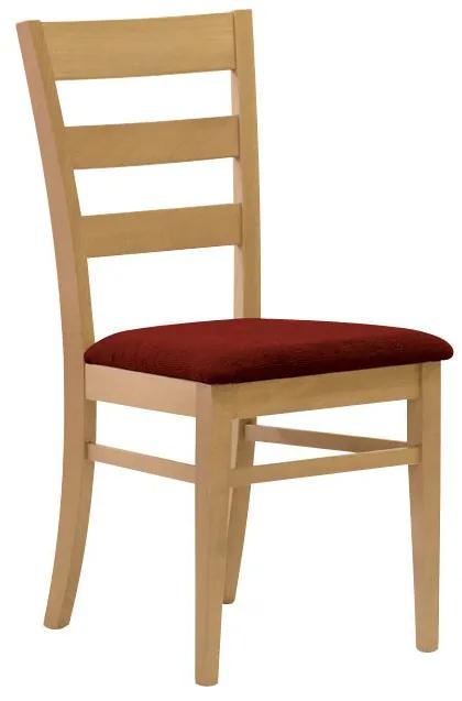Stima Dřevěná jídelní židle VIOLA | Sedák: carabu beige 66,Odstín: tm.hnědá
