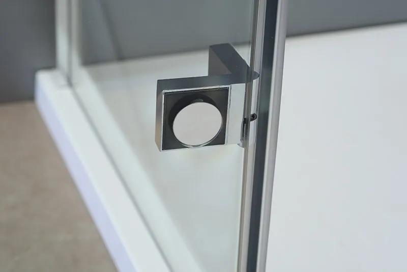 Polysan FORTIS LINE sprchové dveře 1200mm, čiré sklo, levé FL1012L