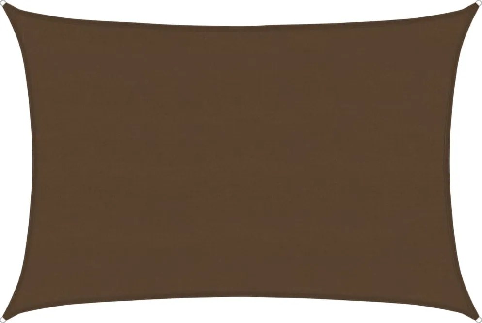 Stínicí plachta 160 g/m² hnědá 5 x 6 m HDPE 311796