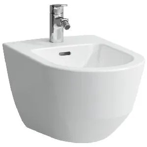 Laufen Pro - Závěsný bidet, 530x360 mm, 1 otvor pro baterii, bílá H8309520003041