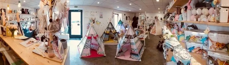 Vigvam design Gypsy teepee Magenta - čtvercové s doplňky