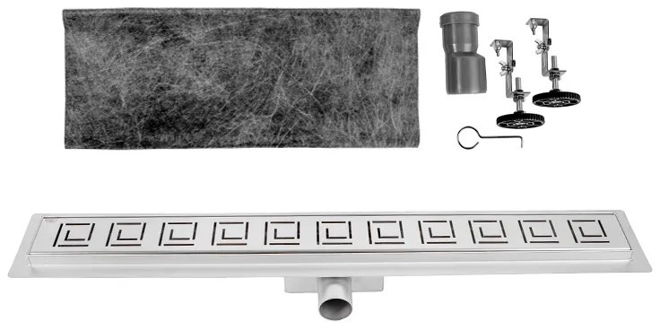 BPS-koupelny Sprchový odtokový žlab DL01 SIGMA G5  70 cm, satén