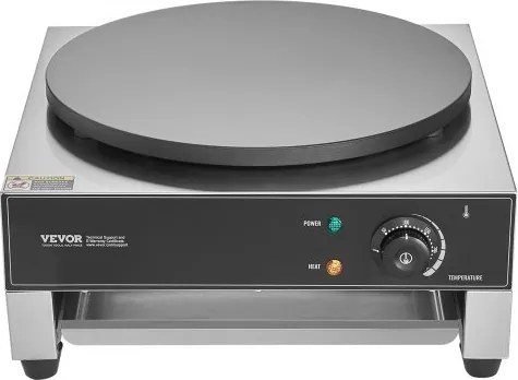 40,6 cm elektrický krepovač Komerční krepovačka 1700 W Nepřilnavý