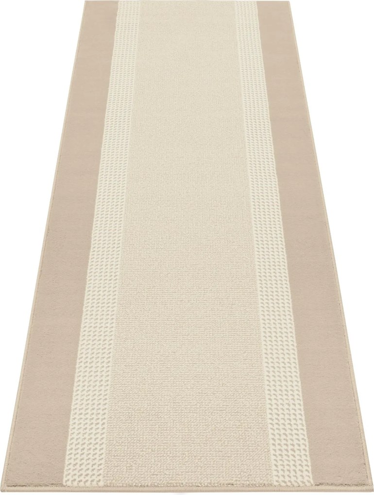 Hanse Home, AKCE: 80x200 cm Běhoun Basic 105490 Ivory, béžová, chodba / předsíň