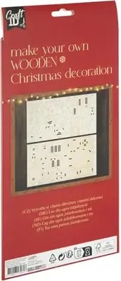 CRAFT ID Dřevěné 3D puzzle Santa