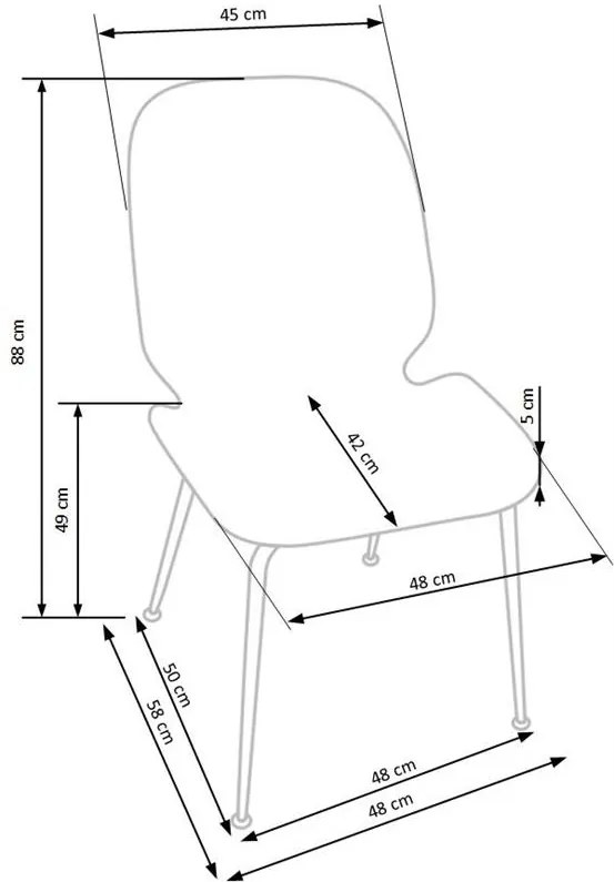 HALMAR K381 židle růžová