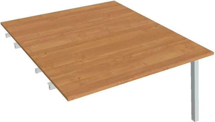 Hobis Kancelářský stůl k řetězení Hobis USDA 1400R, deskaakát, černá černá