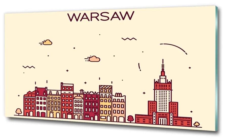 Wallmuralia Foto obraz sklo tvrzené Varšava Polsko 100x50