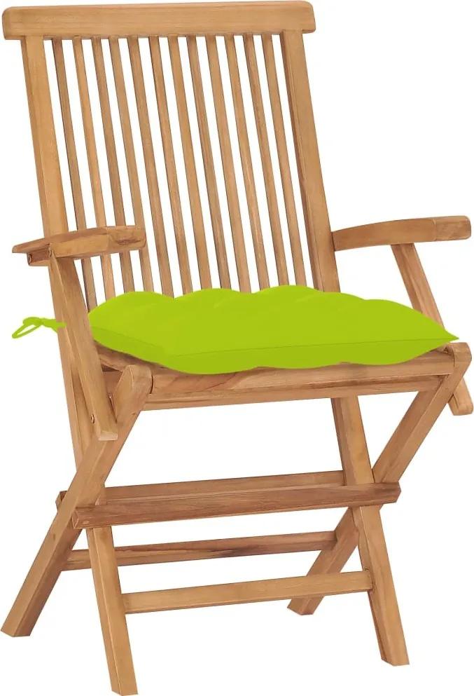 vidaXL Zahradní židle s mi poduškami 2 ks masivní teak [3062513] Barva: antracitová