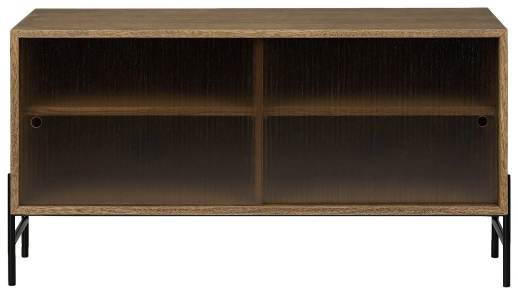 NORTHERN Skříňka Hifive Glass Storage, Smoked Oak, 100 cm / podstavec 15 cm