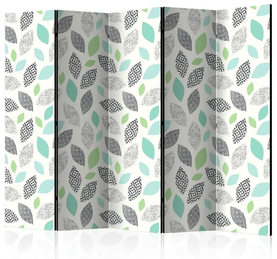 Paraván Patterned Leaves Dekorhome