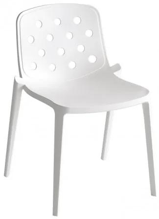 Gaber Celoplastová židle Isidora bez područek Barva plastu Gaber bílá 00