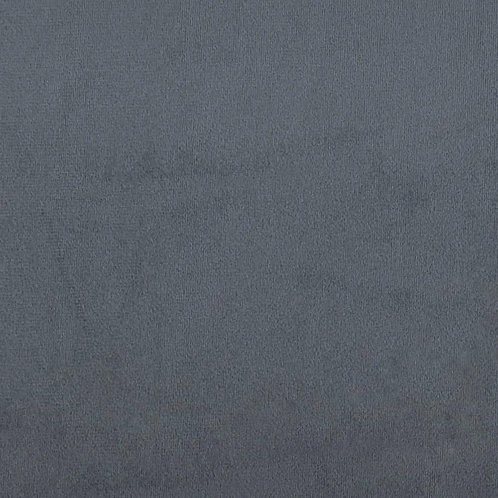 Petromila 2místná pohovka tmavě šedá 120 cm samet