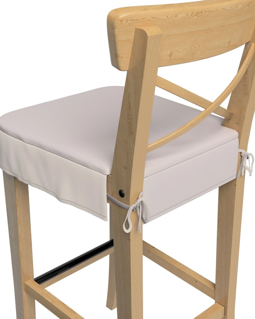 Sedák na židli IKEA Ingolf - barová barva béžová látka sametová