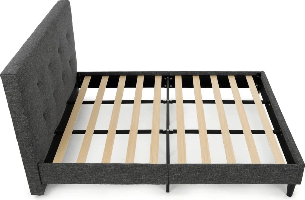 Autronic Čalouněná dvoulůžková postel BED-M160 Barva potahu: Krémová