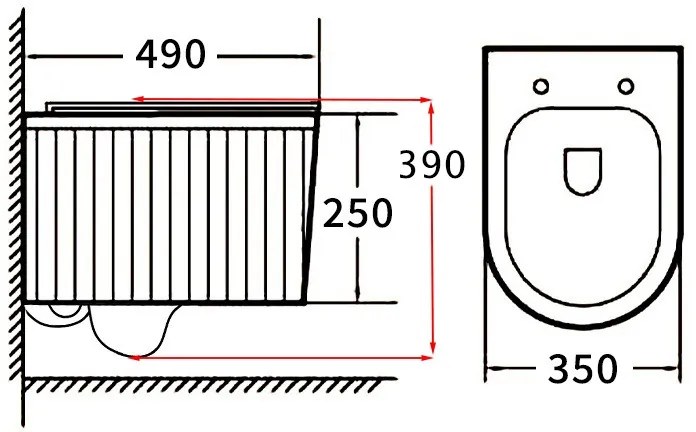 BPS-koupelny Podomítkový modul Geberit DuoFix s WC mísou LA-MTB-RIM-03 + ovládací tlačítko Delta 20 chrom