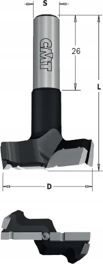 Cmt 369.180.42 Vrták Xtreme D=18 L=70 S=10X26 Z2+2 s lámačem wi