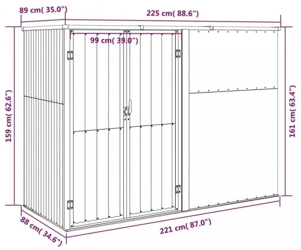 Zahradní domek Dekorhome