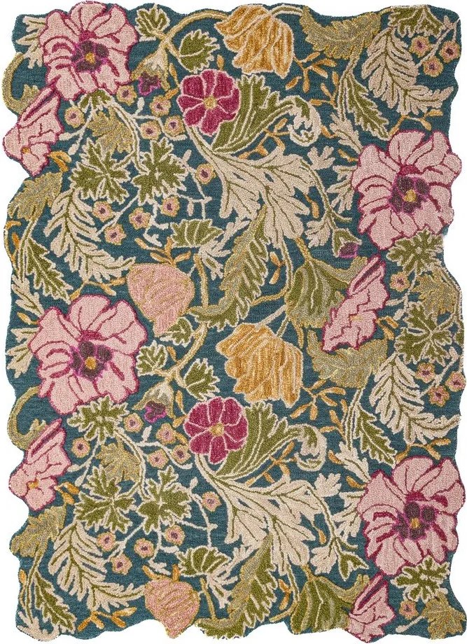 Ručně tkaný vlněný koberec 120x170 cm Daphne Shaped Floral – Flair Rugs