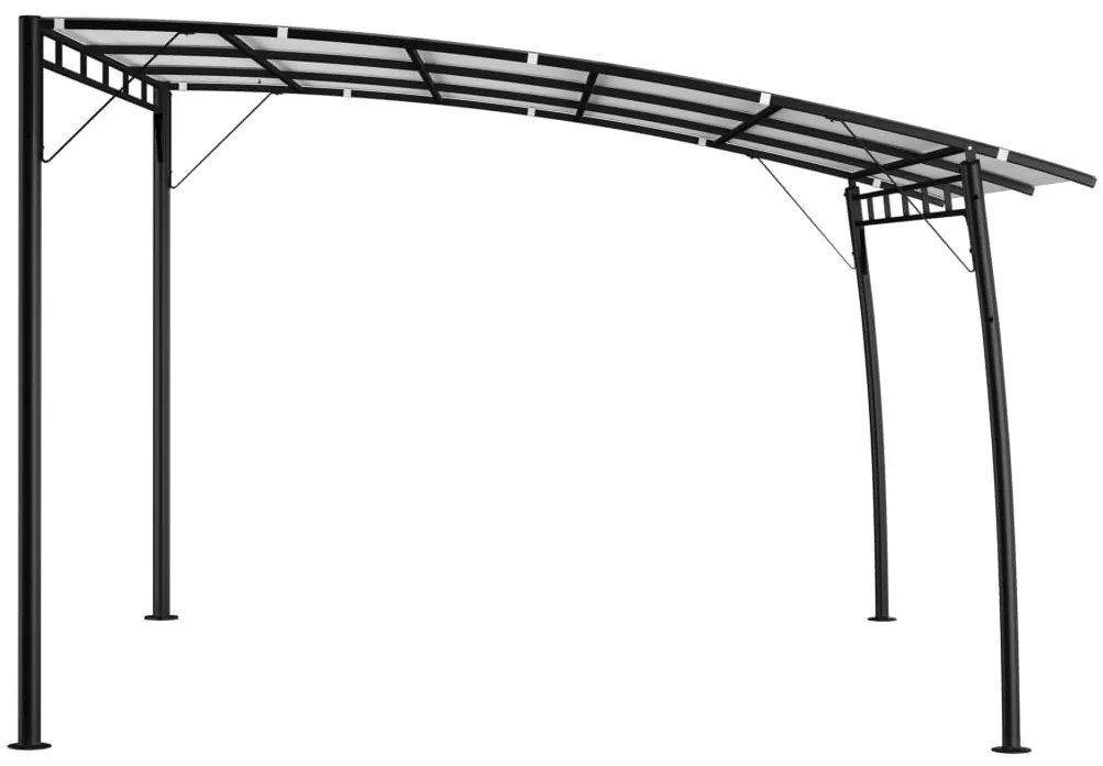 vidaXL Marketos Zahradní markýza proti slunci 4 x 3 x 2,55 m krémová