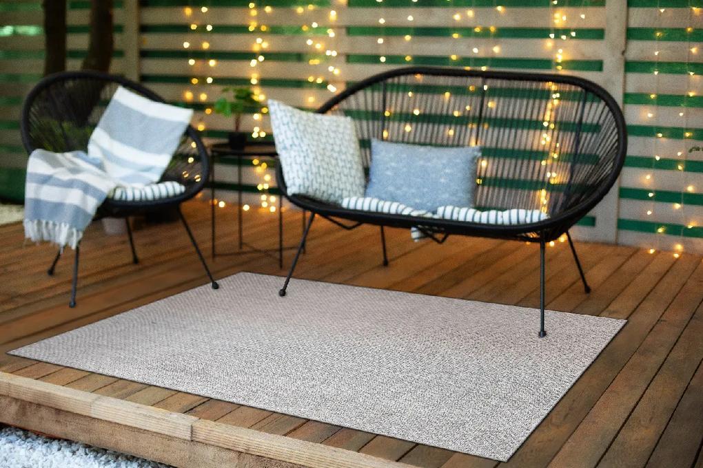 Dywany Łuszczów Kusový koberec Timo 6272 Light grey – na ven i na doma ROZMĚR: 80x150