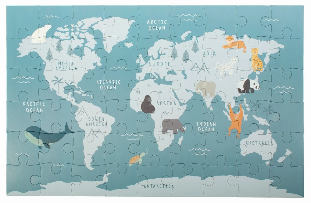 Sass & Belle Puzzle s kufříkem Endangered Animals