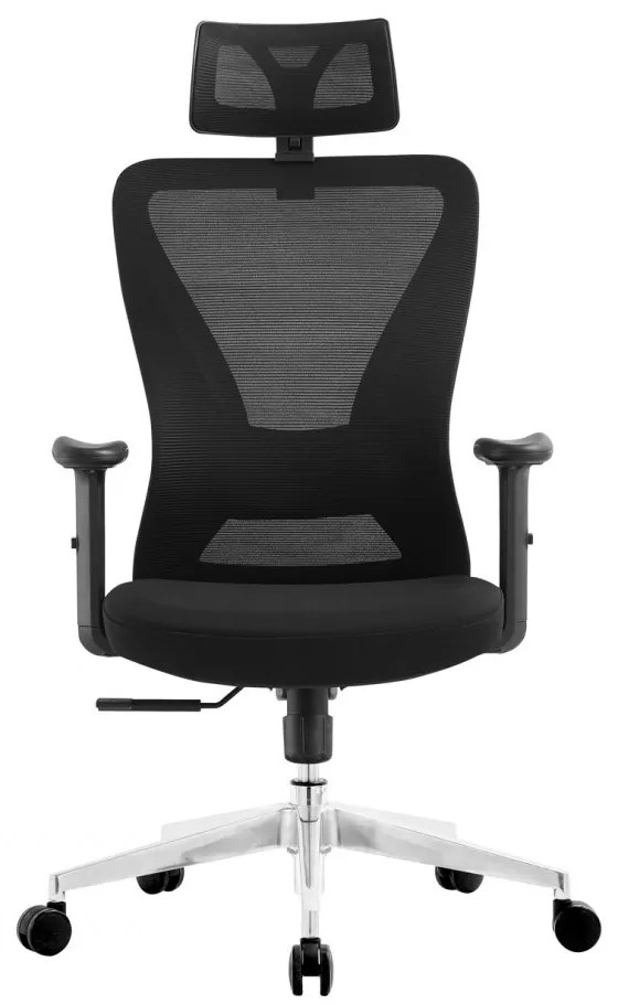 Kancelářská ergonomická židle Neoseat NICOLE — síť / látka, černá, nosnost 150 kg