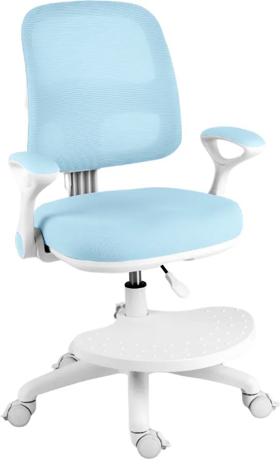 Dětská rostoucí židle Neoseat JUNI 020 — látka, pratelný potah, modrá