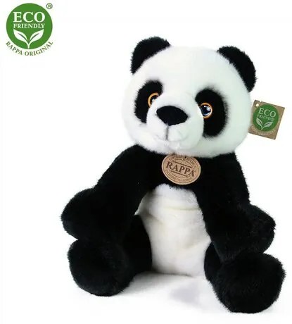 Rappa Plyšová Panda sedící, 27 cm