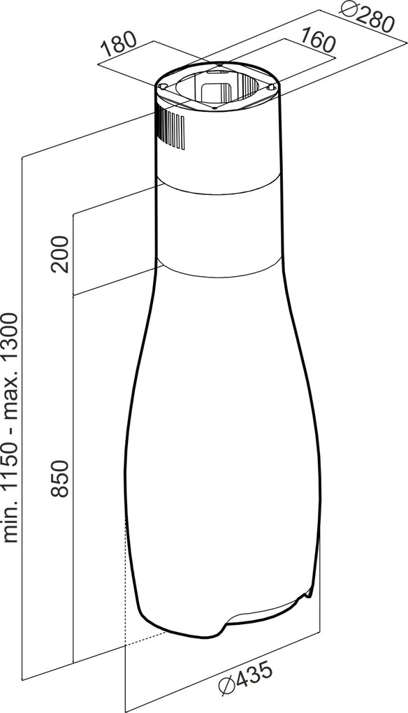 Ciarko Design Odsavač par Ciarko Design Hydria White (CDW4401B)