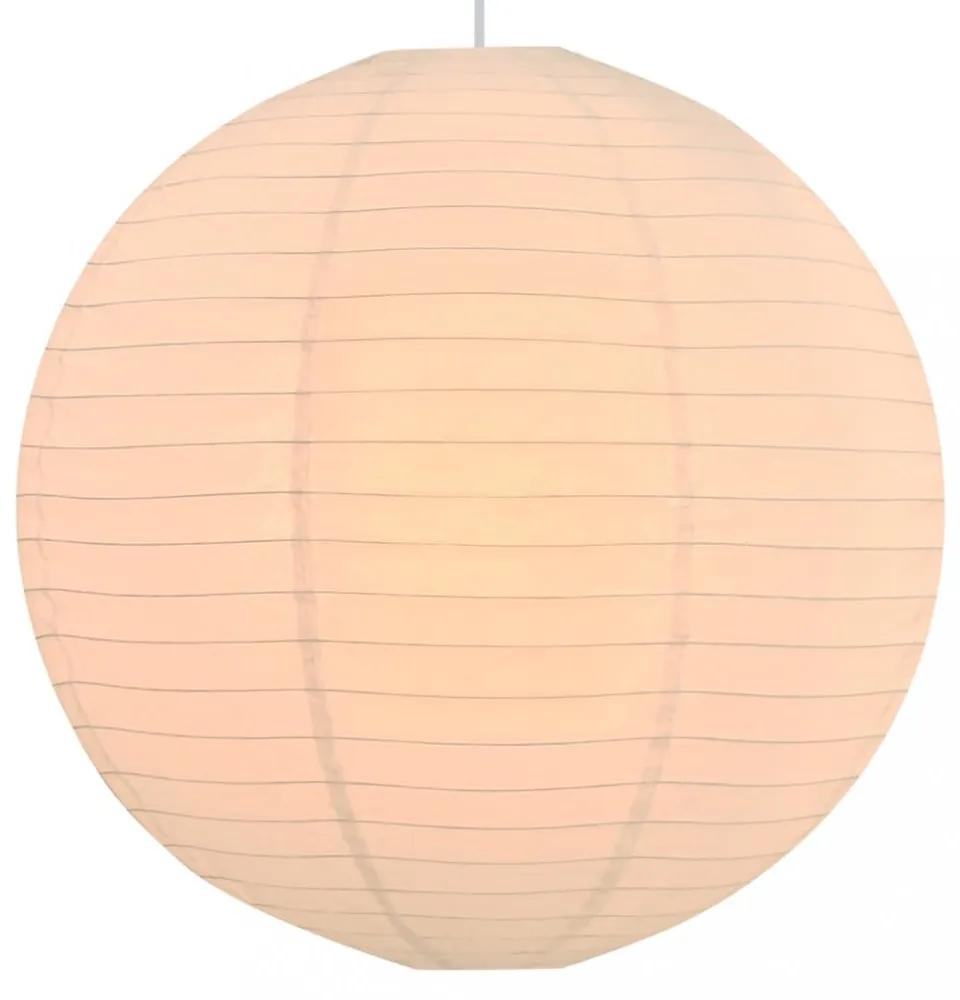 Závěsná lampa bílá Dekorhome 45 cm
