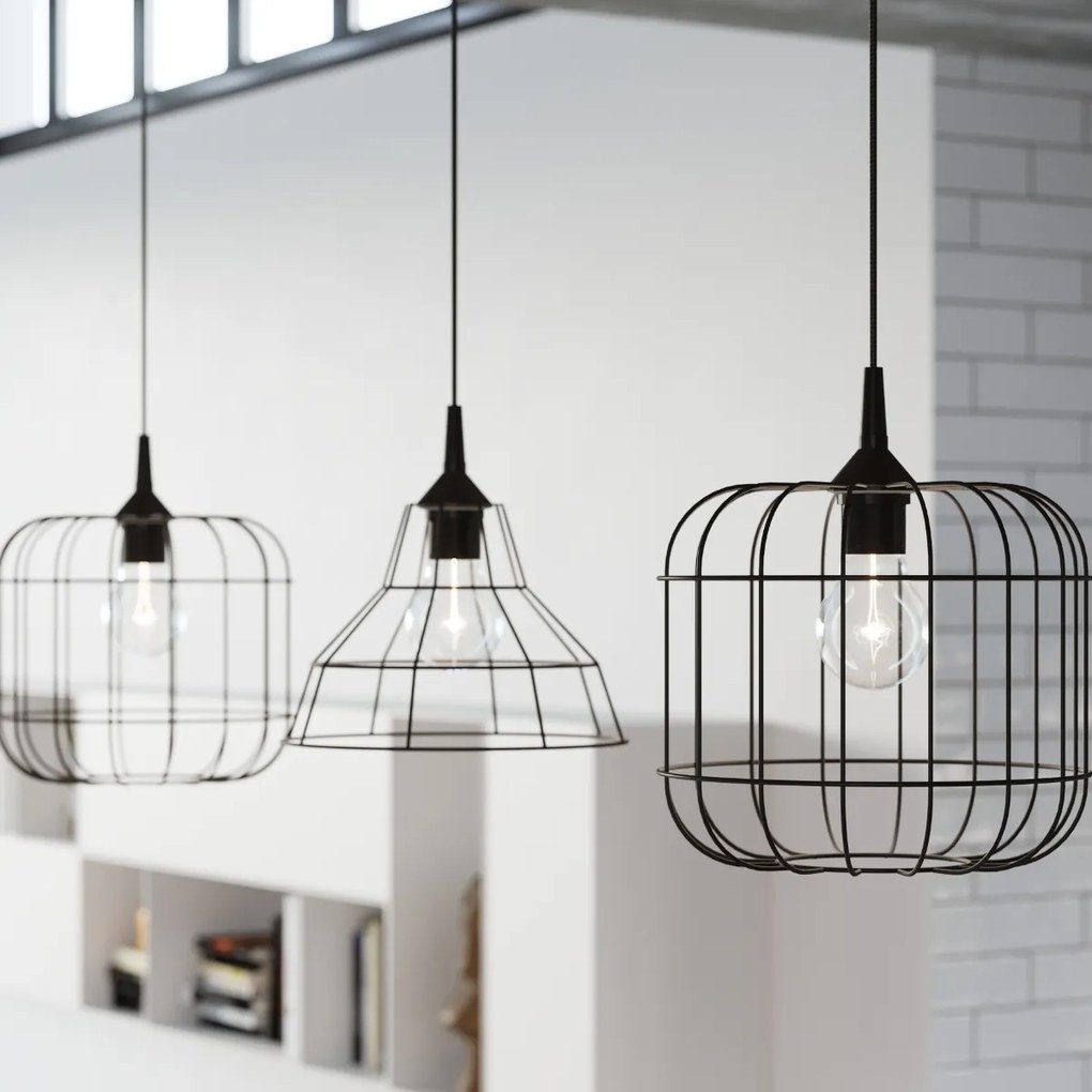 Sollux Lighting Závěsné svítidlo CELTA černé