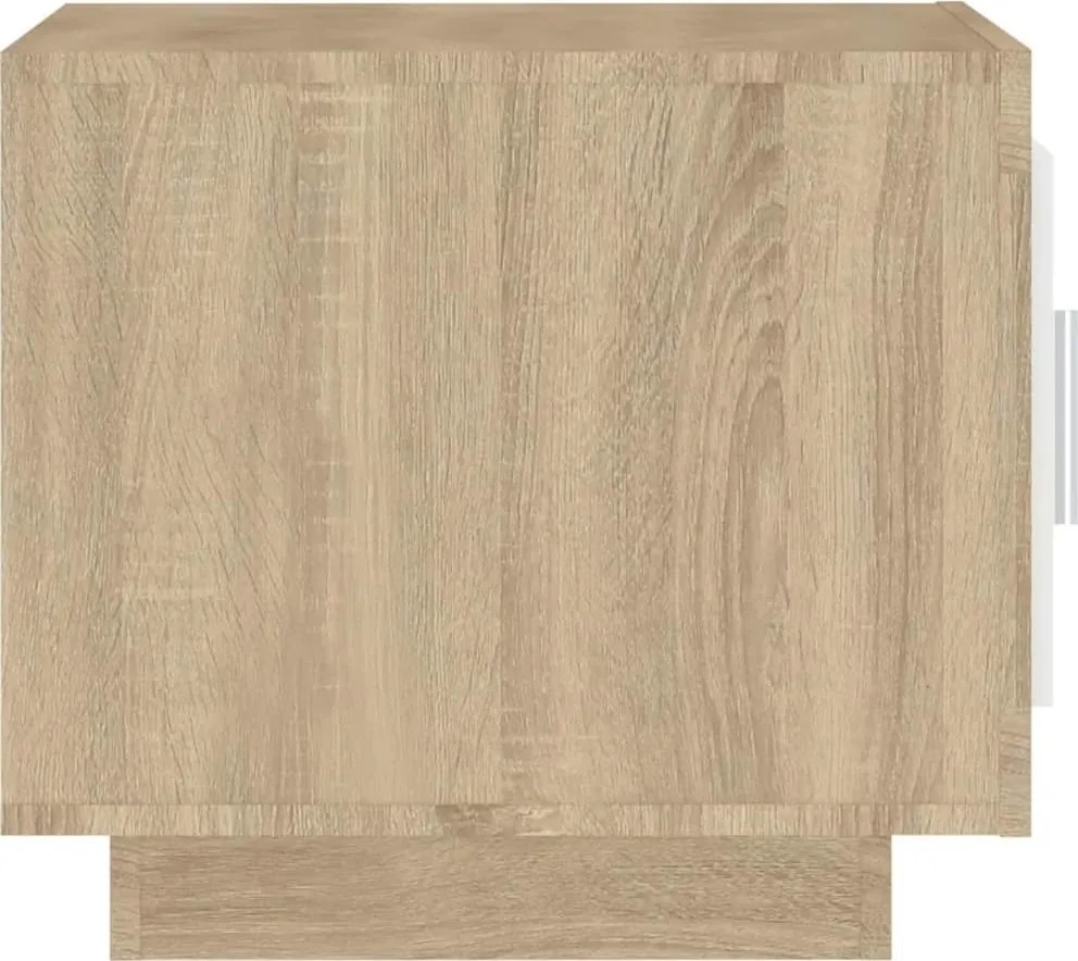 vidaXL Konferenční stolek 51 x 50 x 45 cm kompozitní dřevo [811804] Barva: Betonová šedá
