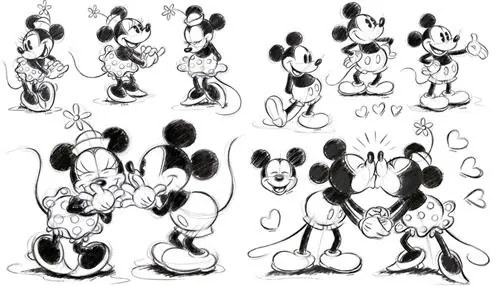 Samolepky Mickey Mouse