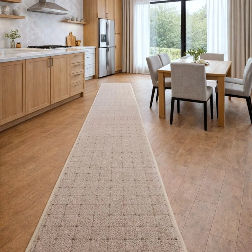 Condor Carpets, Běhoun na míru Udinese béžový new, šíře 120 cm, béžová, chodba / předsíň