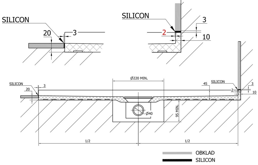 Polysan MIRAI sprchová vanička z litého mramoru, obdélník 120x80x1,8 cm, levá, bílá, 73177