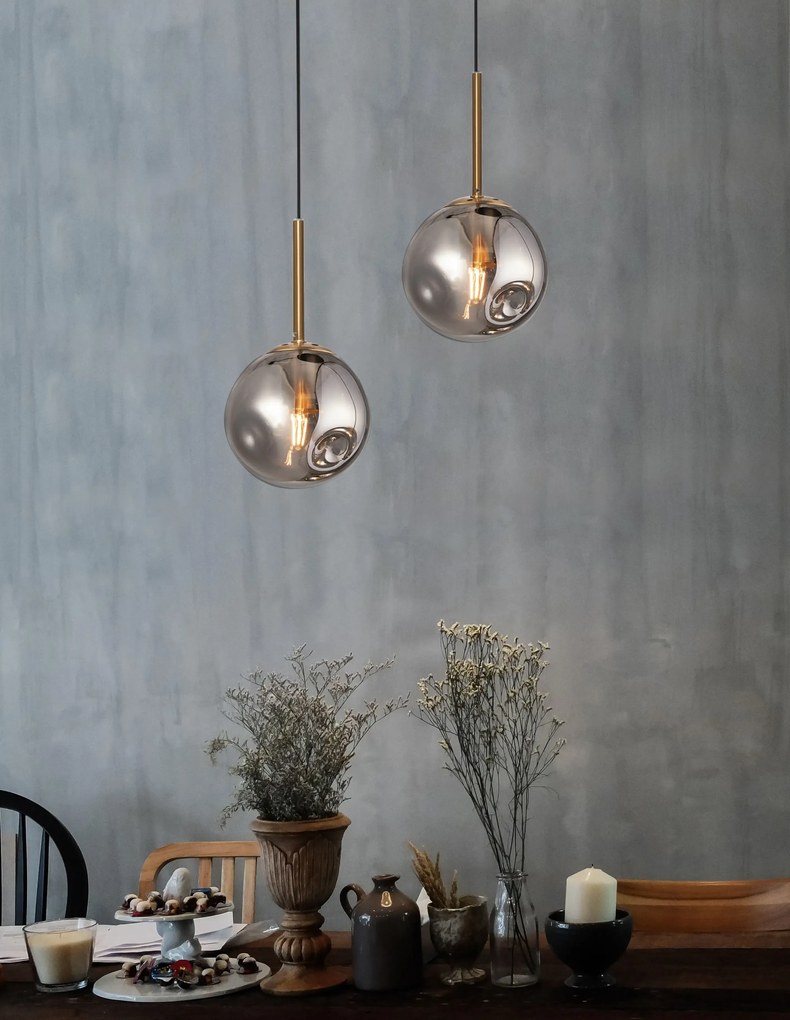 LED lustr Spada 15 chrom