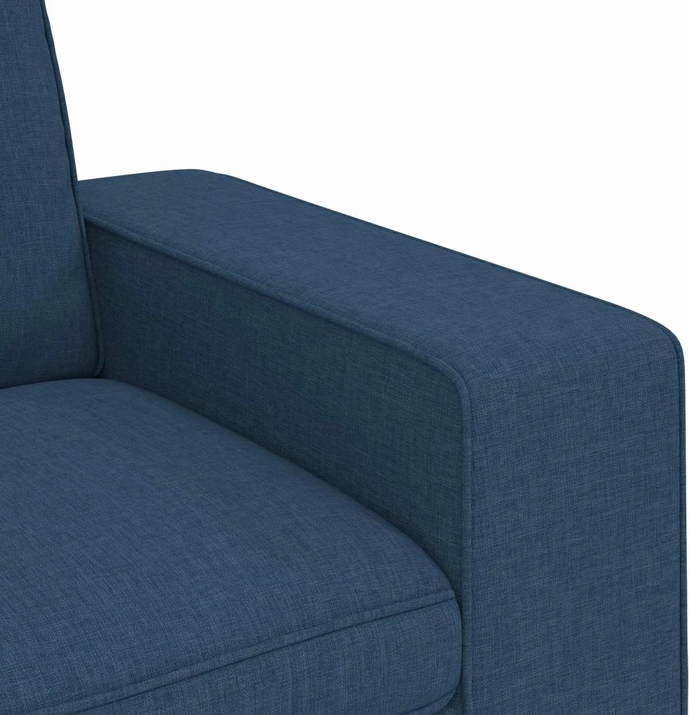 Set pohovek 2 ks Modrá textil 3407506