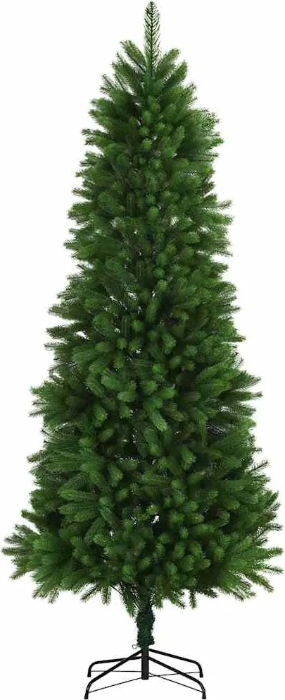Vánoční stromeček s 300 LED diodami s stojanem Zelená 240 cm PE 3396349