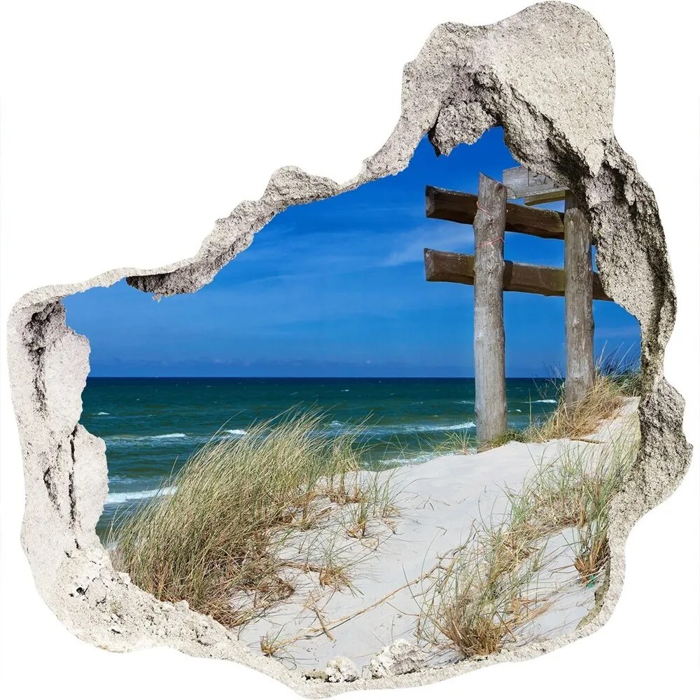 Wallmuralia Nálepka fototapeta 3D na zeď Mořské duny 75x75 cm